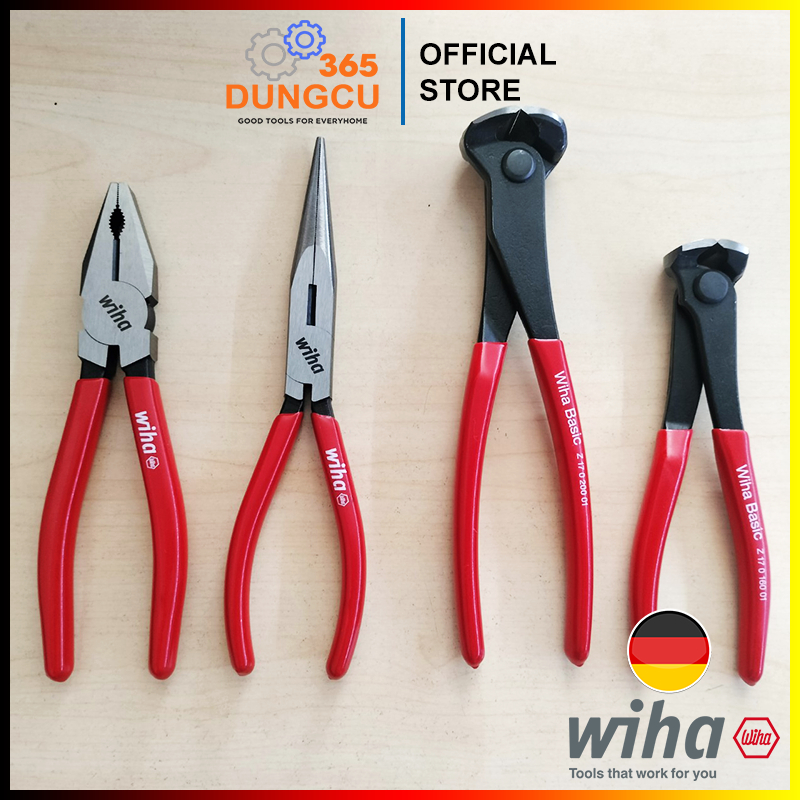 Kìm Wiha cán nhúng Đa năng 26706 Nhọn 26721 Cắt đinh 26757 wiha 26759 ...