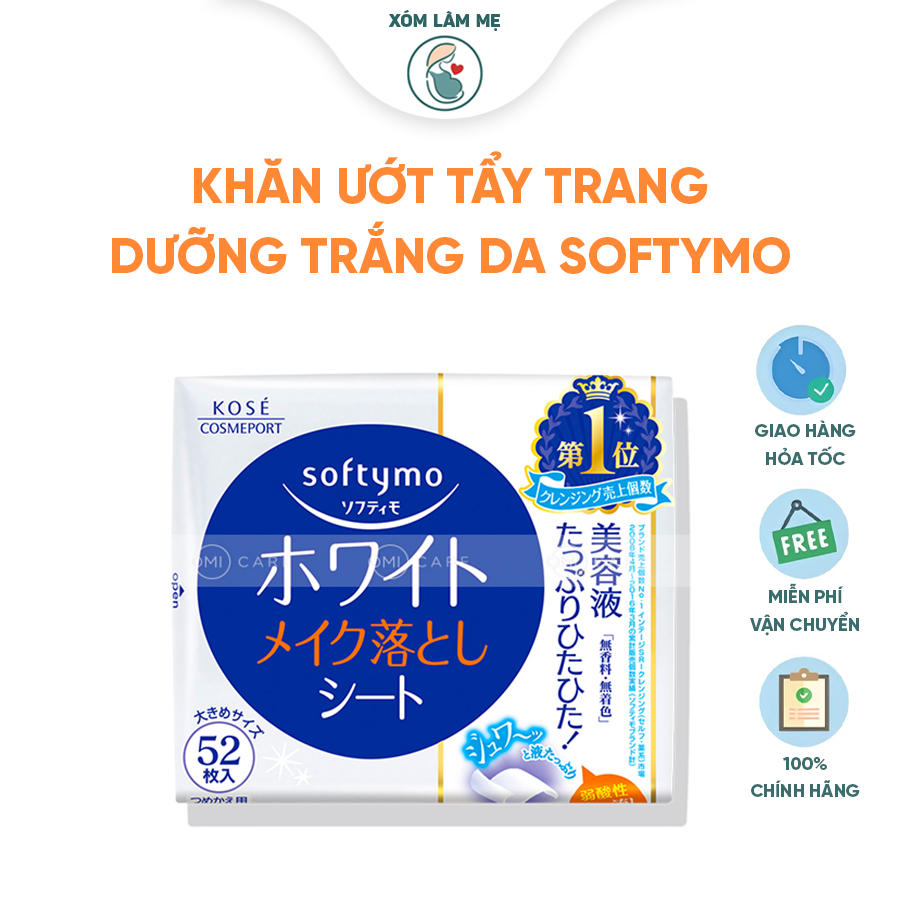 Khăn Ướt Tẩy Trang Kose Softymo 52 Miếng (Đủ Loại) Hàng Nội Địa Nhật Chính Hãng | Shopee Việt Nam