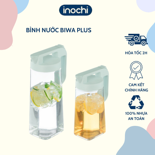 Bình nước 1.6L 2.1L inochi, bình chịu nhiệt 110 độ C, đựng nước lọc ...