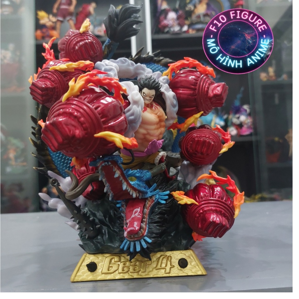 Mô Hình OnePiece Luffy Gear 4 Đứng trên đầu Kaido - Mô hình Luffy 4 Đấm ...