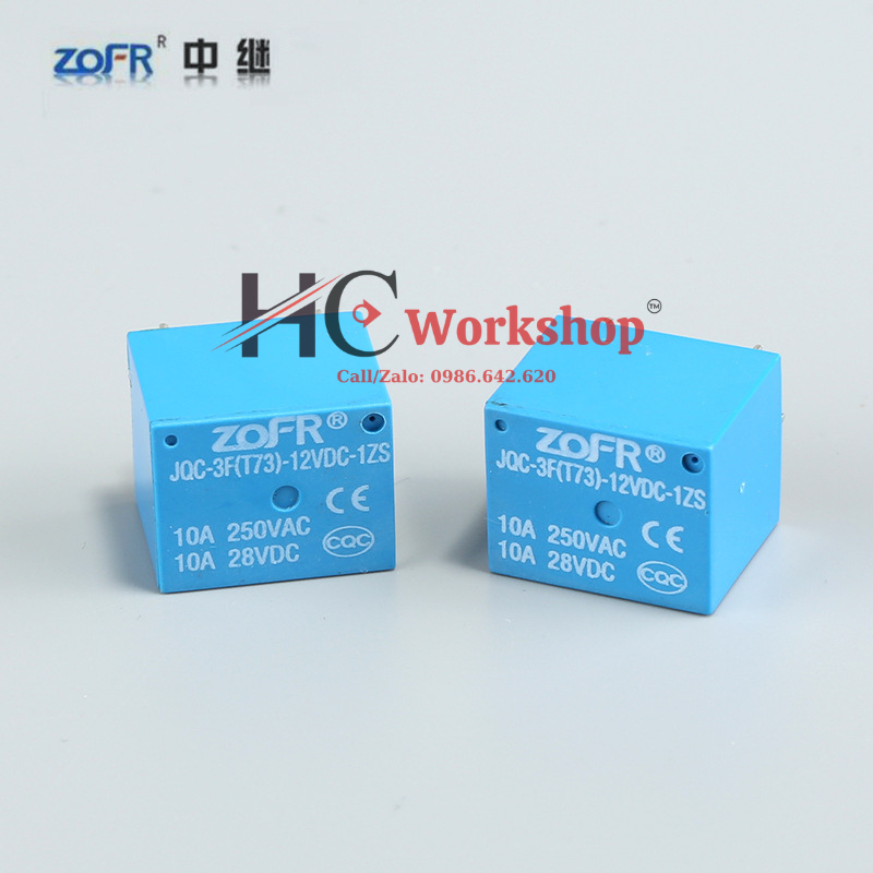 Relay, Rơ le 12V 10A 5 Chân hàng cao cấp ZOFR | Shopee Việt Nam