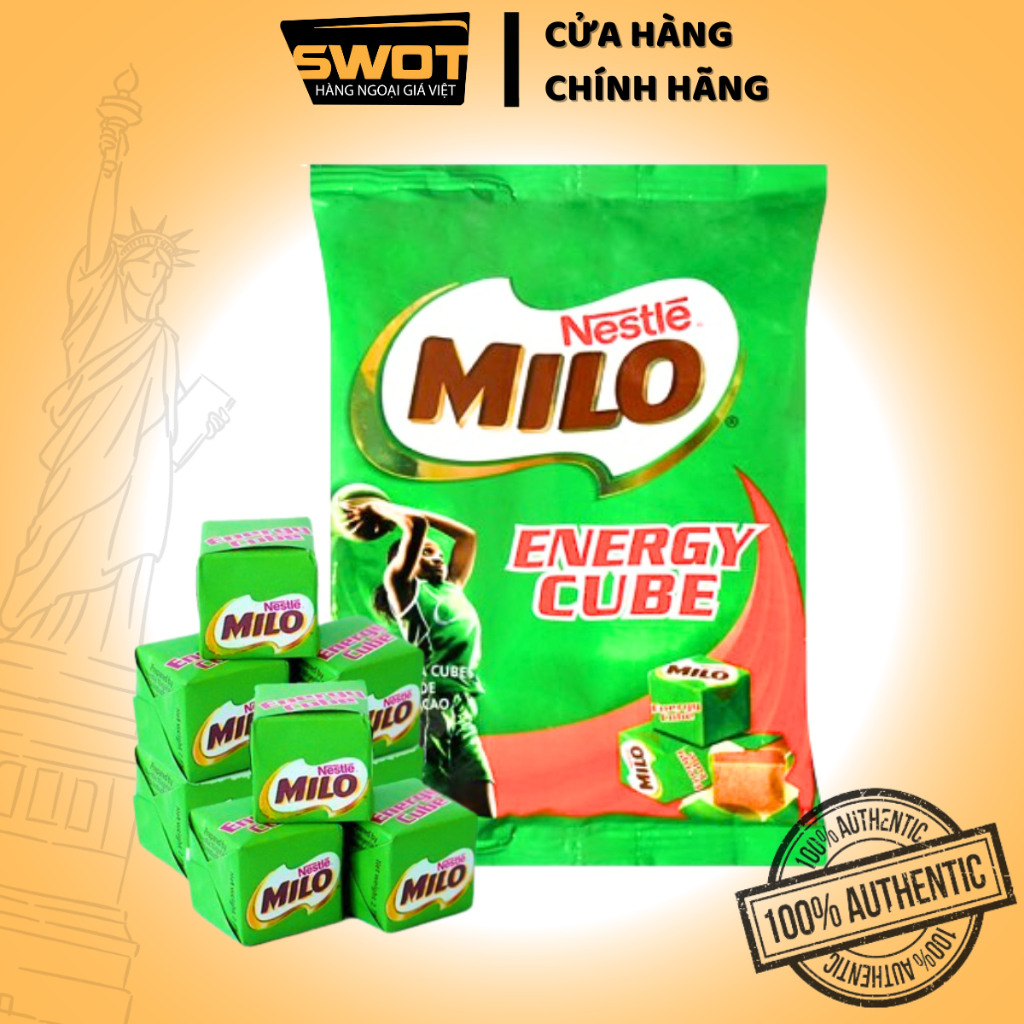 Kẹo milo Nestle Energy Cube Thái Lan 275g 100 viên, Kẹo Milo vị ngon tuyệt vời, ngọt ngào béo ...