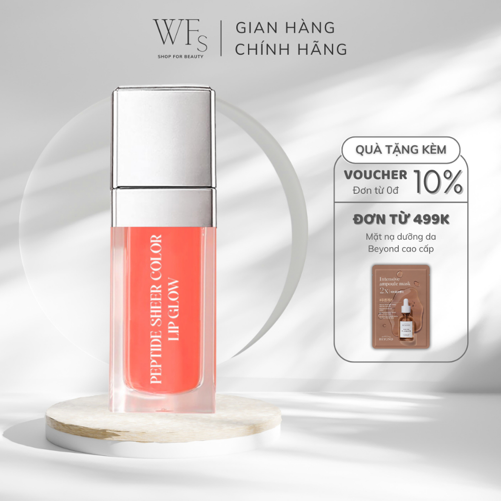 Son dưỡng bóng C'CHOI Peptide Sheer Color Lip Glow giúp dưỡng môi, tạo ...
