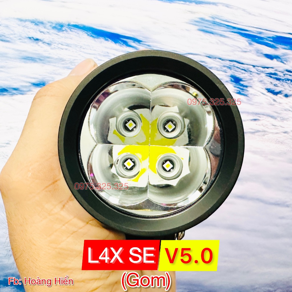 [CHÍNH HÃNG] Đèn trợ sáng L4X SE V5.0 Sole 78W và Gom 70W Osram L4xSe OMG Olight v5 OMGLight ...