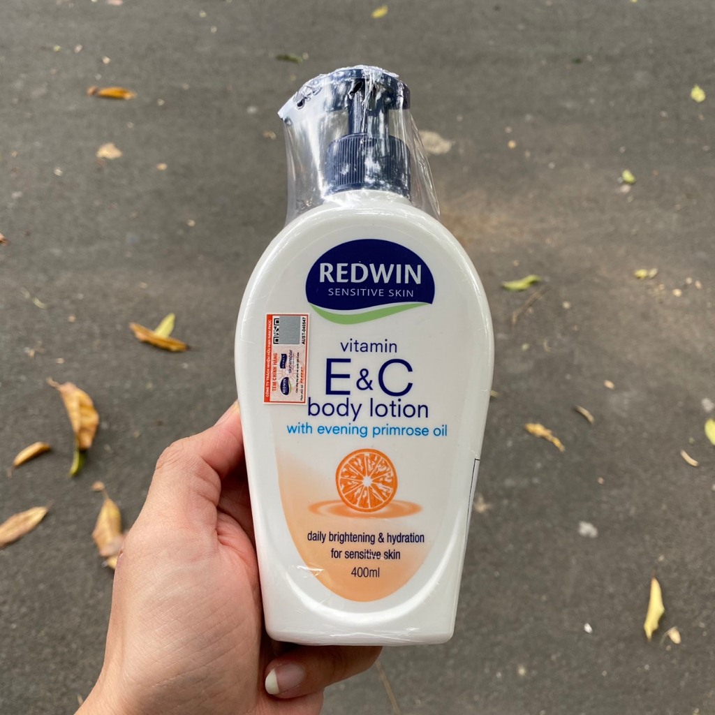 (Chính hãng) Kem dưỡng trắng Redwin Body Lotion Vitamin E C EPO 400ml ...