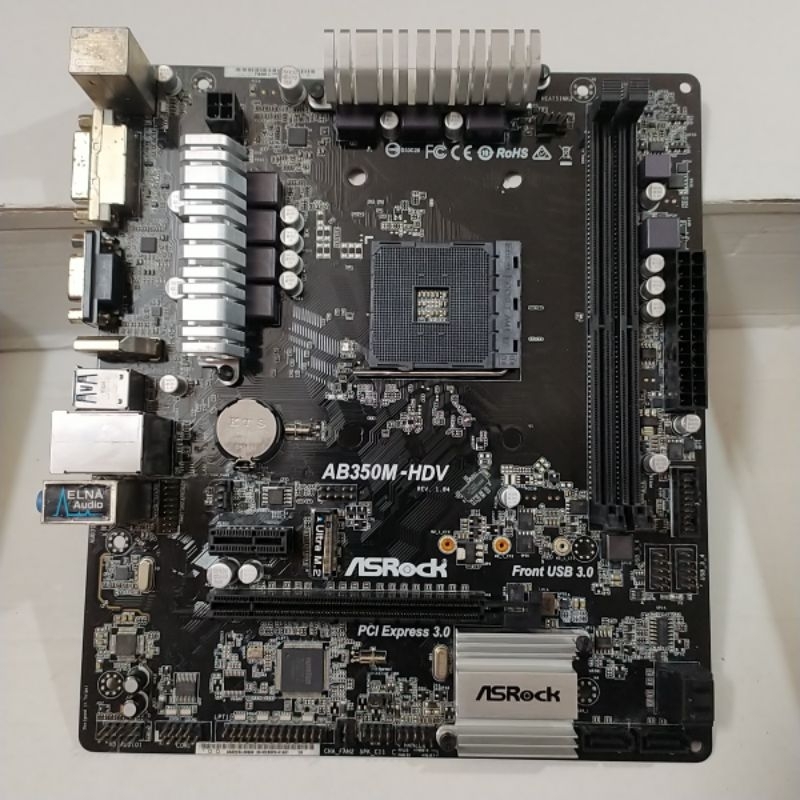 Bo Mạch Chủ Asrock AB350M-HDV. Mainboard Asrock B350M HDV qua sử dụng | Shopee Việt Nam