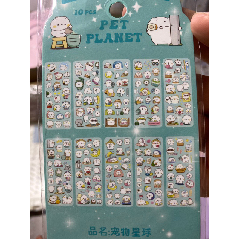 Sticker tai mèo trong set 10 tấm | Shopee Việt Nam