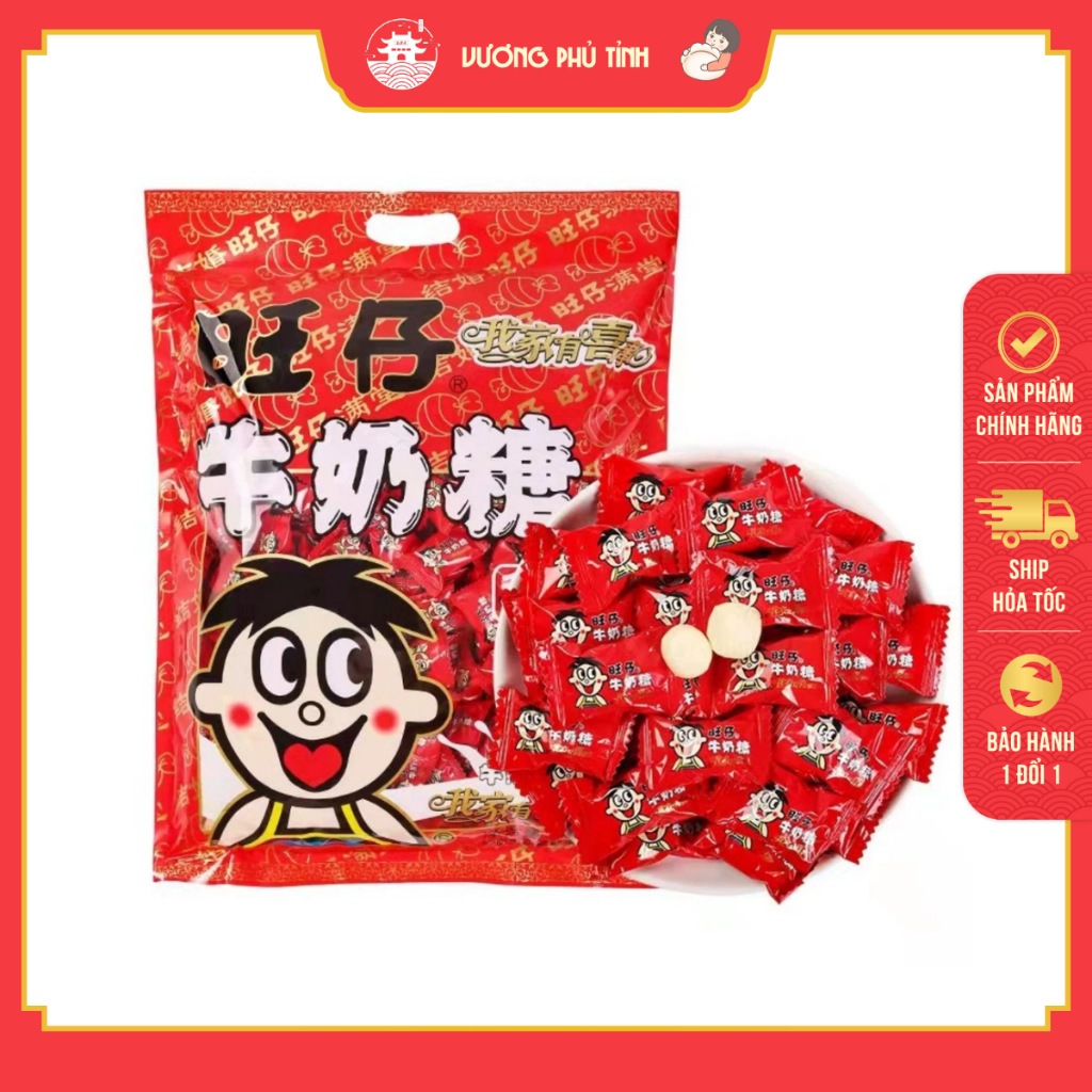 Kẹo mềm vị sữa hãng Wangwang wangzai quốc dân hot hit - ăn vặt nội địa Trung | Vương Phủ Tỉnh ...