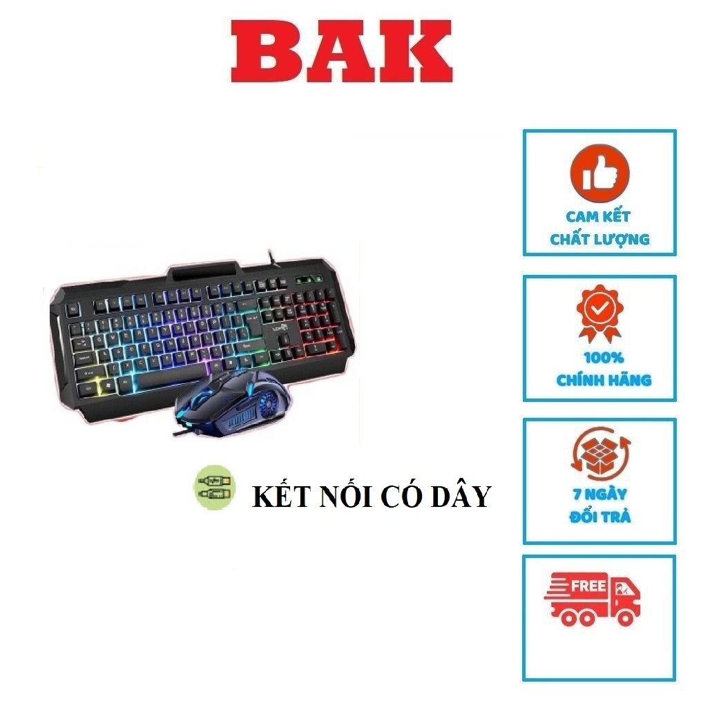 Bàn Phím Máy Tính Gaming RGB BAK GMK-70 Có Dây / Đèn LED RGB Chơi Game ...