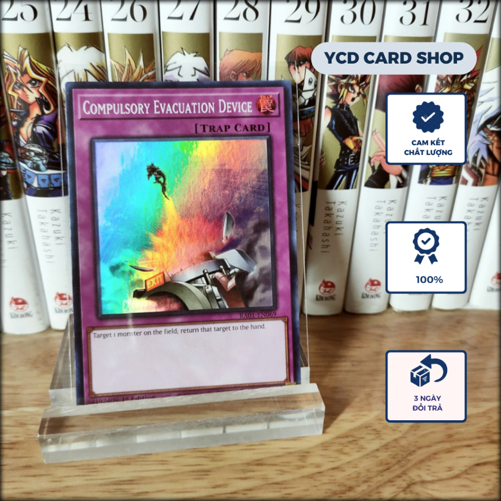 [YCDcardgame] Thẻ bài Yugioh Chính Hãng Compulsory Evacuation Device ...