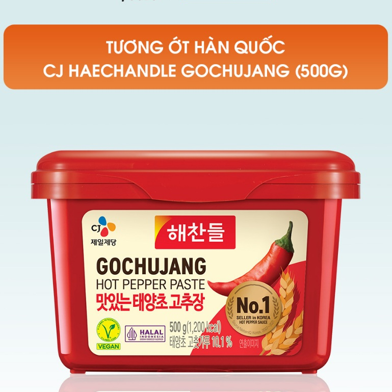(toàn quốc) Tương ớt Hàn Quốc CJ Haechandle 500g - Nhập khẩu từ Hàn Quốc | Shopee Việt Nam
