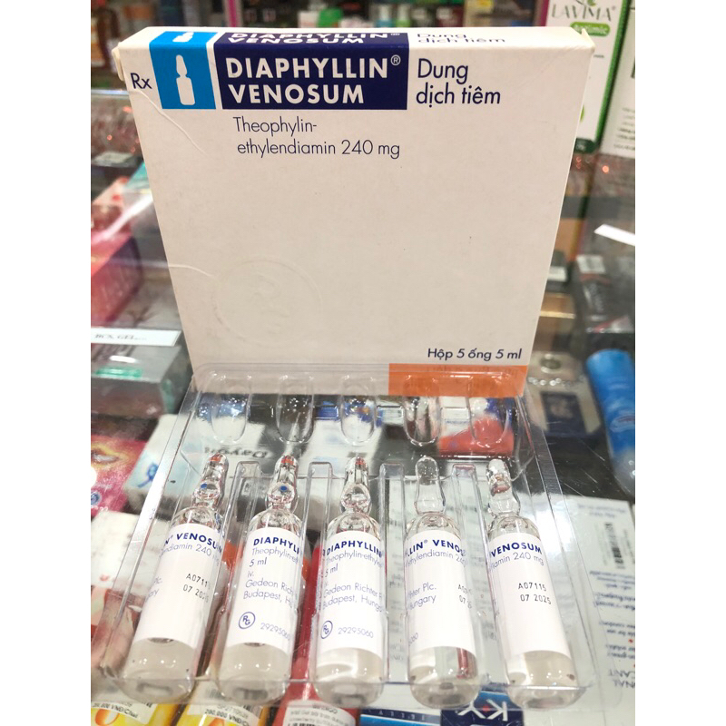 Diaphyllin venosum theophylin 240mg(hộp5 ống) | Shopee Việt Nam