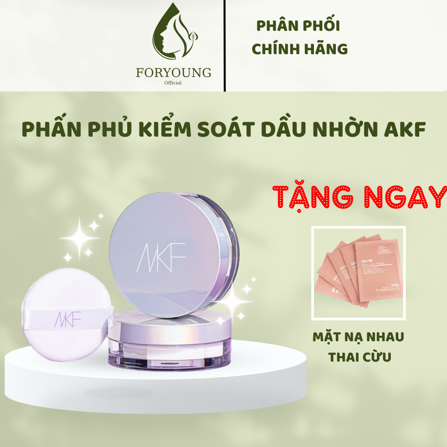 Phấn phủ kiểm soát dầu nhờn AKF, Phấn phủ kiềm dầu, Kháng nước không ...