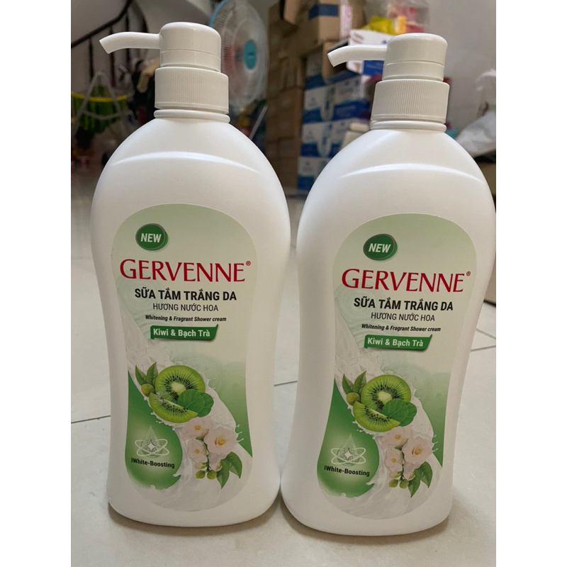 Gervenne Combo 2 Sữa tắm trắng da KiWi Bạch Trà 900g/chai | Shopee Việt Nam
