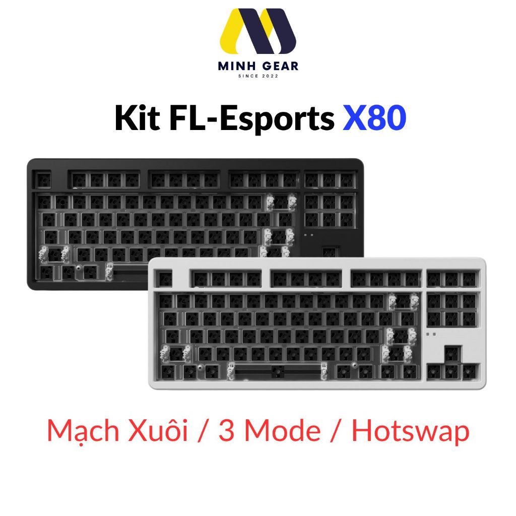 X80 - KIT Bàn Phím FL-Esports X80 (3 Mode / Mạch xuôi) | Shopee Việt Nam