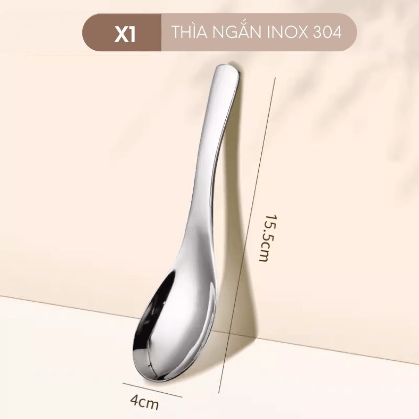Thìa muỗng inox 304 FEEKA cán ngắn cao cấp | Shopee Việt Nam