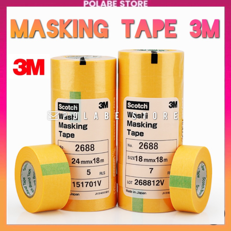Băng keo Masking Tape 3M washi Tape mod 3M Băng keo giấy 3M 2688 Scotch Mod bàn phím băng dính ...