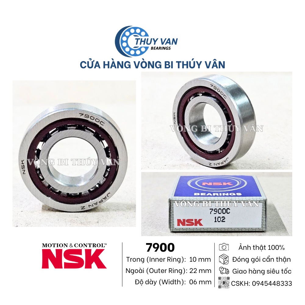 Vòng bi bạc đạn cầu hạt tròn, một dãy tốc độ cao, quang phíp 7900 7901 ...