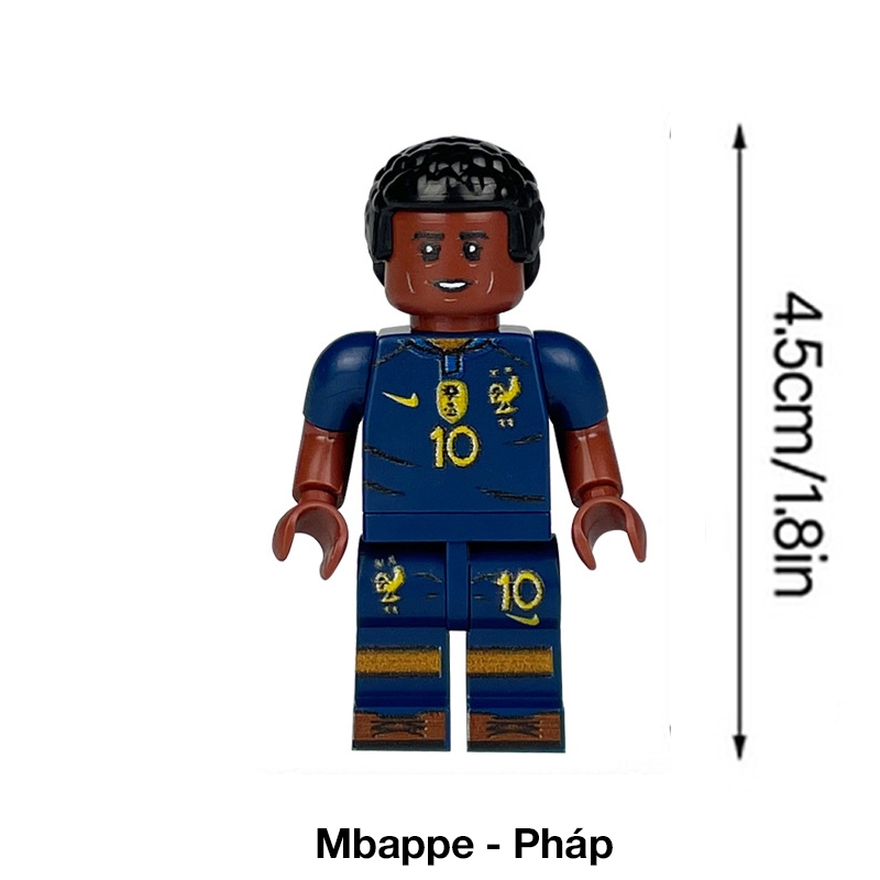 Mô hình lego mini cầu thủ bóng đá Ronaldo Messi Neymar | Shopee Việt Nam