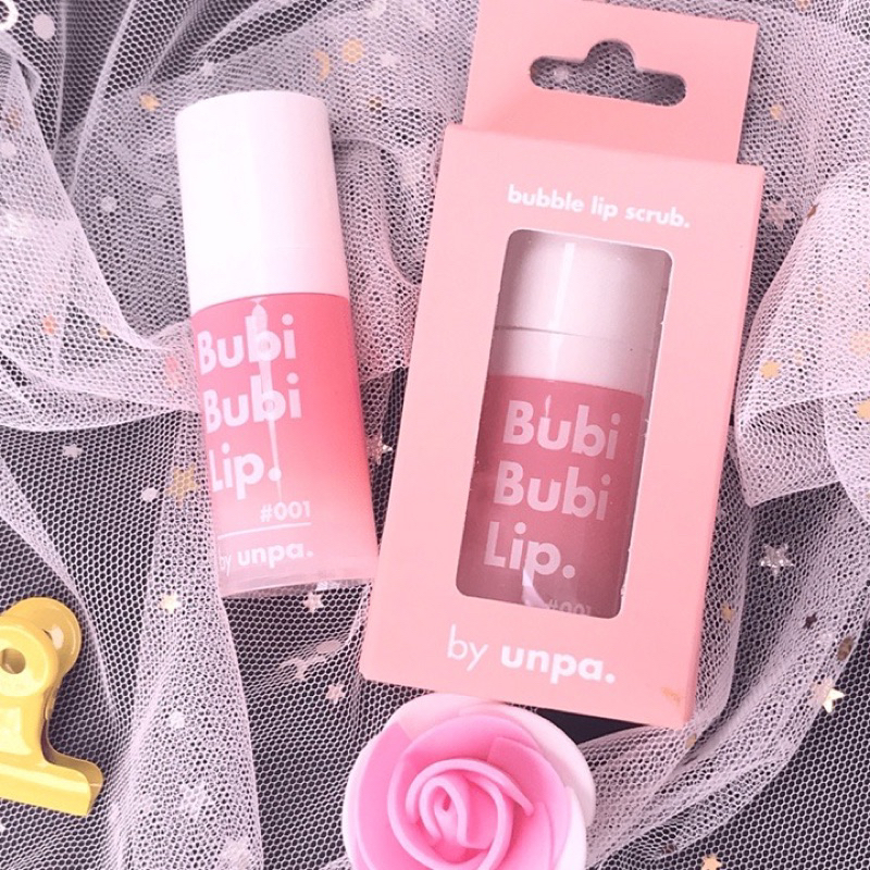 Tẩy Tế Bào Chết Sủi Bọt Cho Môi,Lành Tính, Siêu Mềm Môi Unpa Bubi Bubi ...