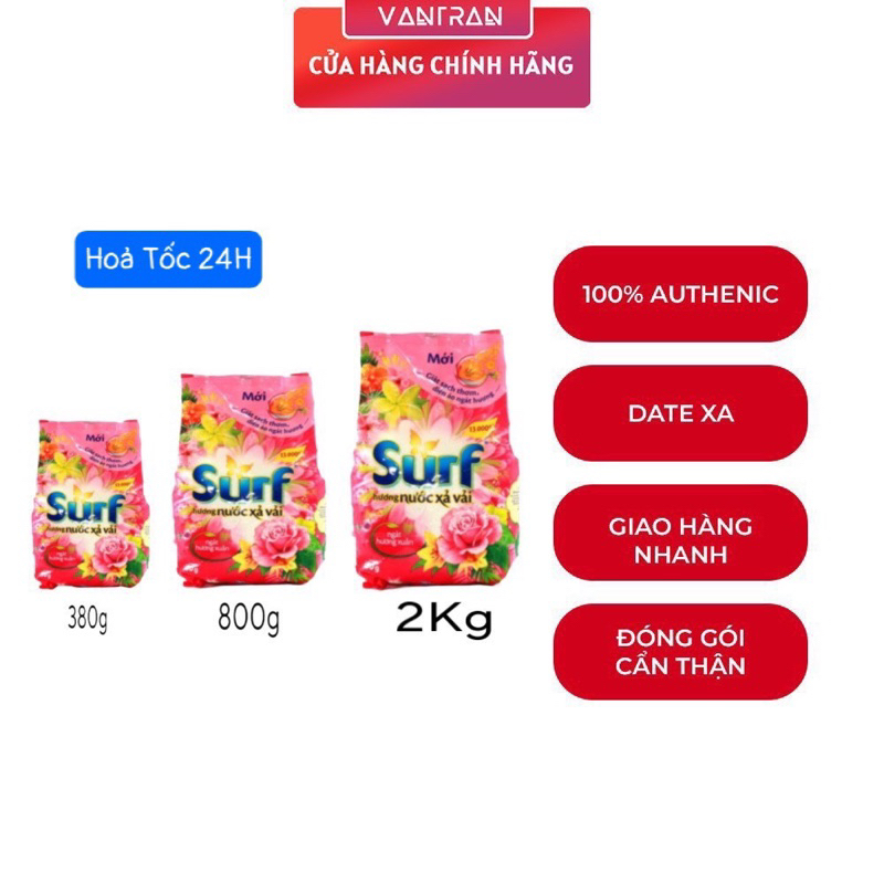Bột giặt Surf 380g, 800g, 2kg | Shopee Việt Nam