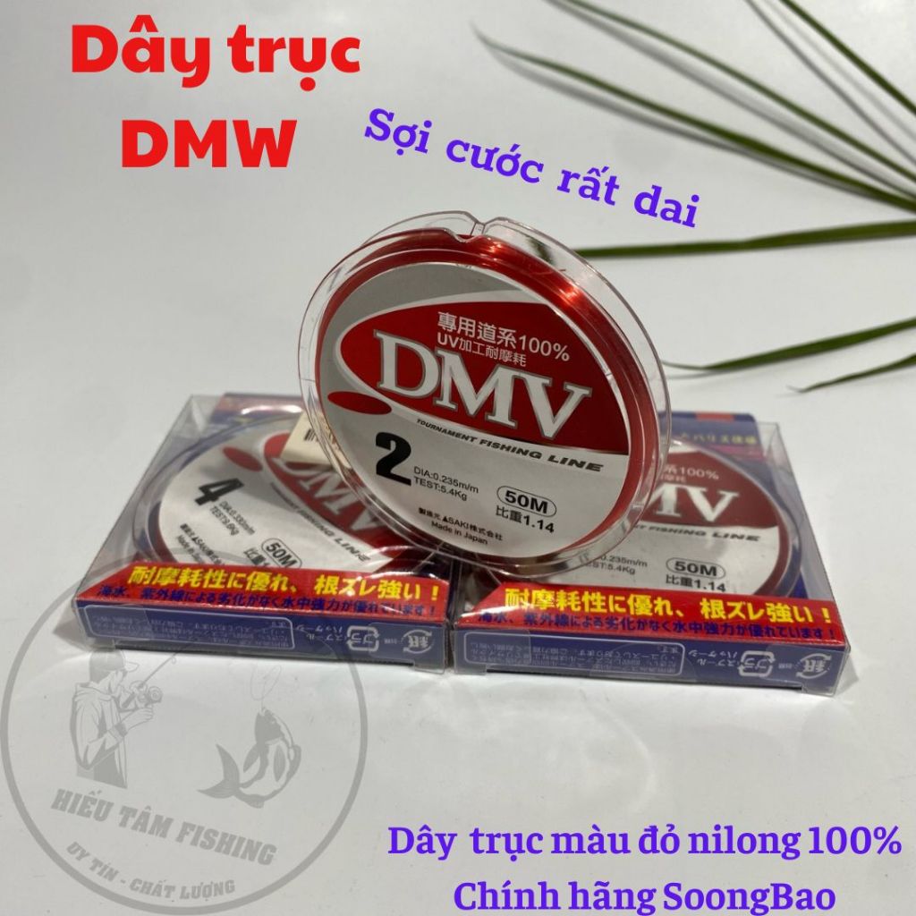 Cước câu cá, Cước trục, Dây trục DMV 50m/cuộn (chính hãng Song Bảo) | Shopee Việt Nam