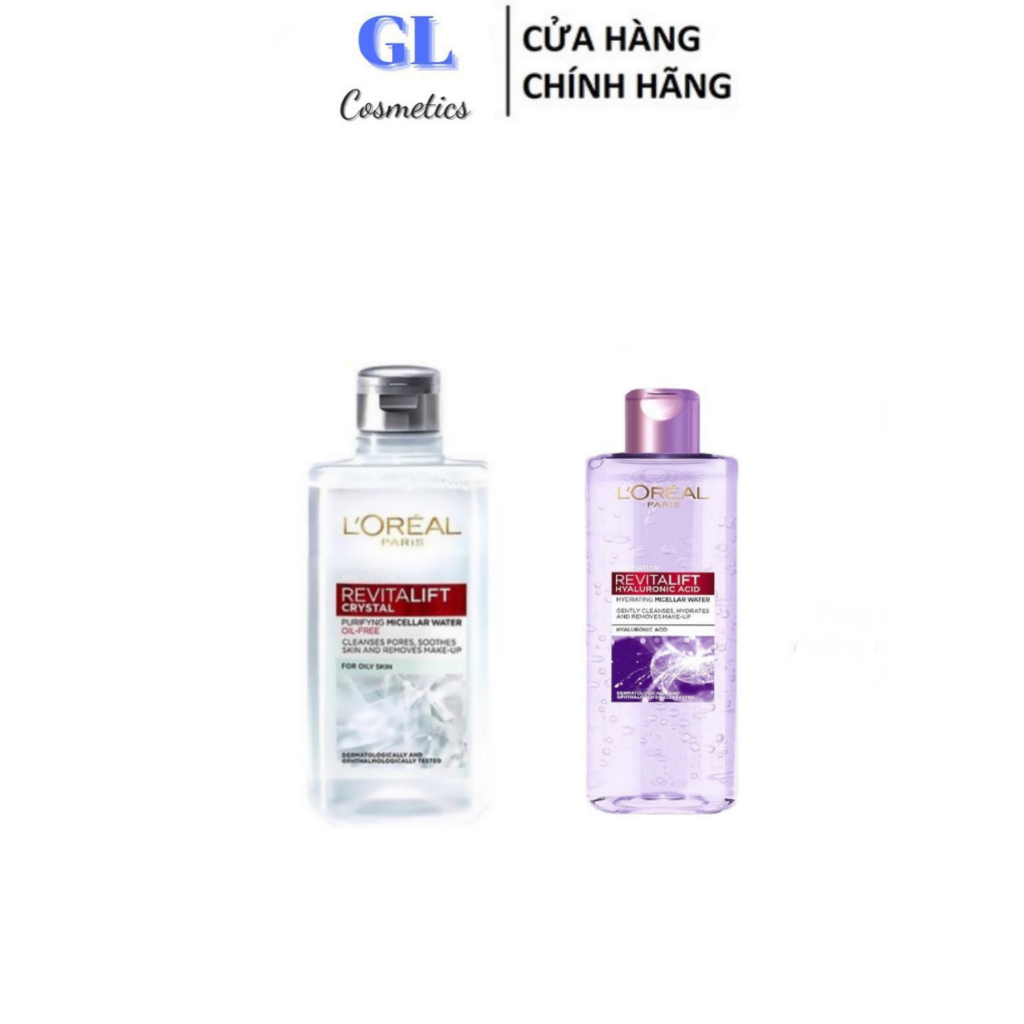 Nước Tẩy Trang Cho Mọi Loại Da L'Oreal Paris 3-in-1 Micellar Water 95ml | Shopee Việt Nam