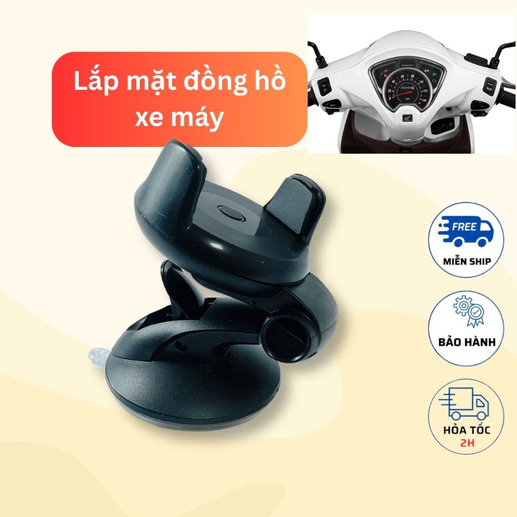 Giá đỡ điện thoại xe máy, gắn mặt đồng hồ, tháo lắp nhiều lần | Shopee ...