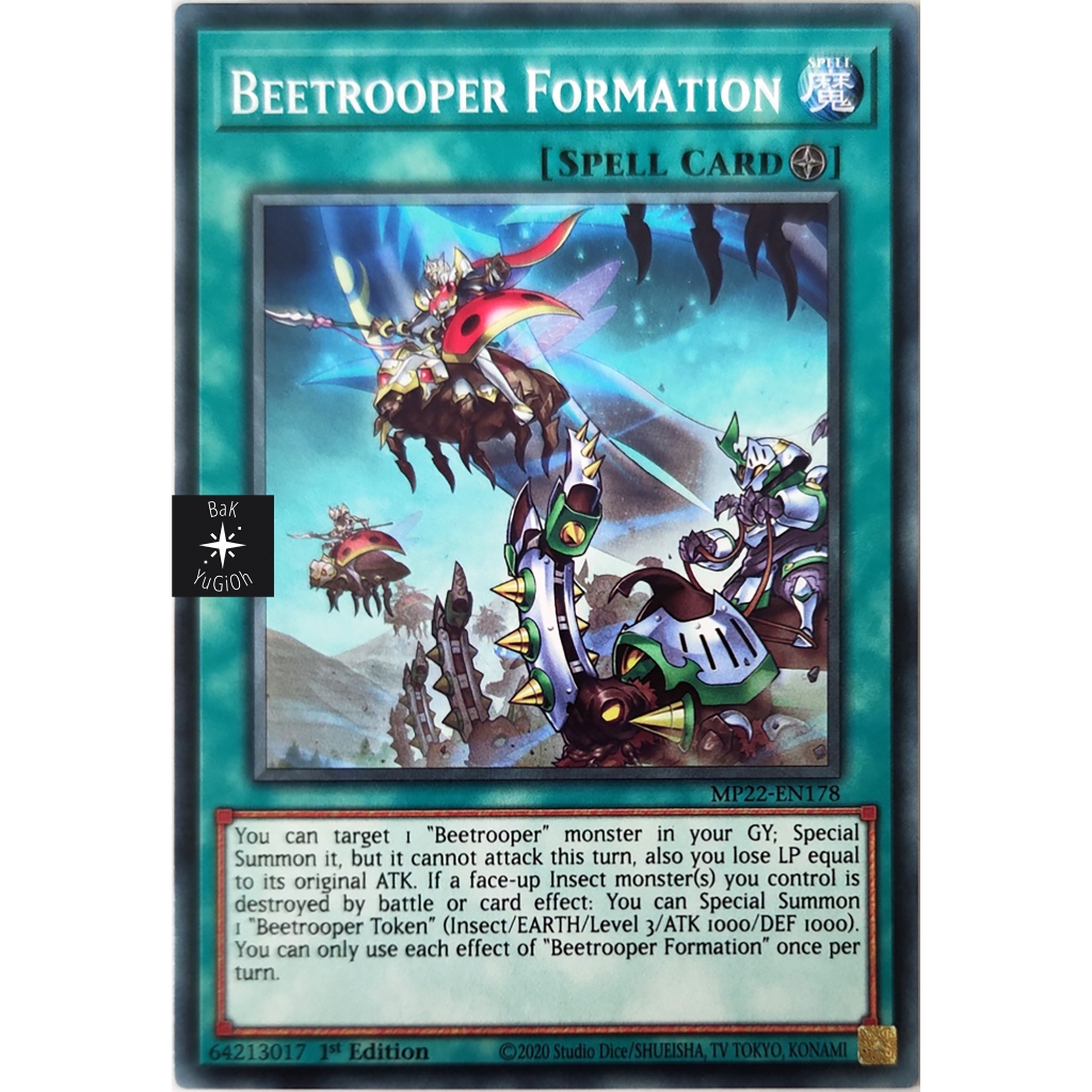 [BaK Yugioh] Beetrooper Formation |EN| Common [Chính Hãng] | Shopee ...