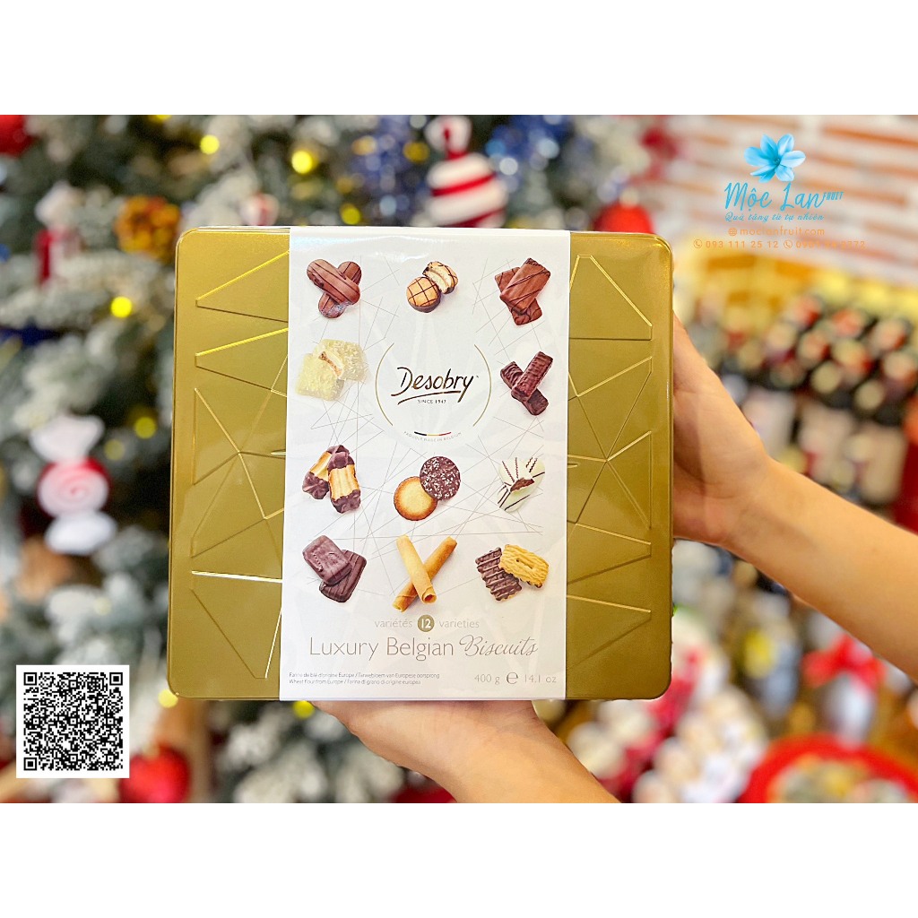 Bánh Quy Desobry Luxury Belgian Biscuits 12 Varieties Bỉ 400gr | Shopee ...