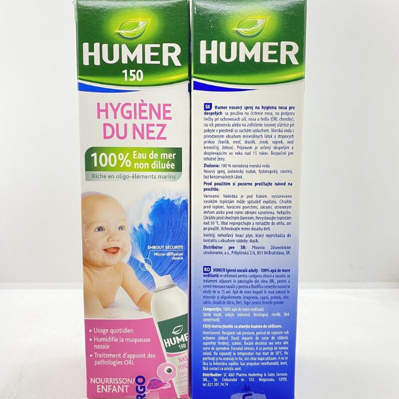 [Chính hãng] Humer 150ml dung dịch vệ sinh mũi của Pháp | Shopee Việt Nam