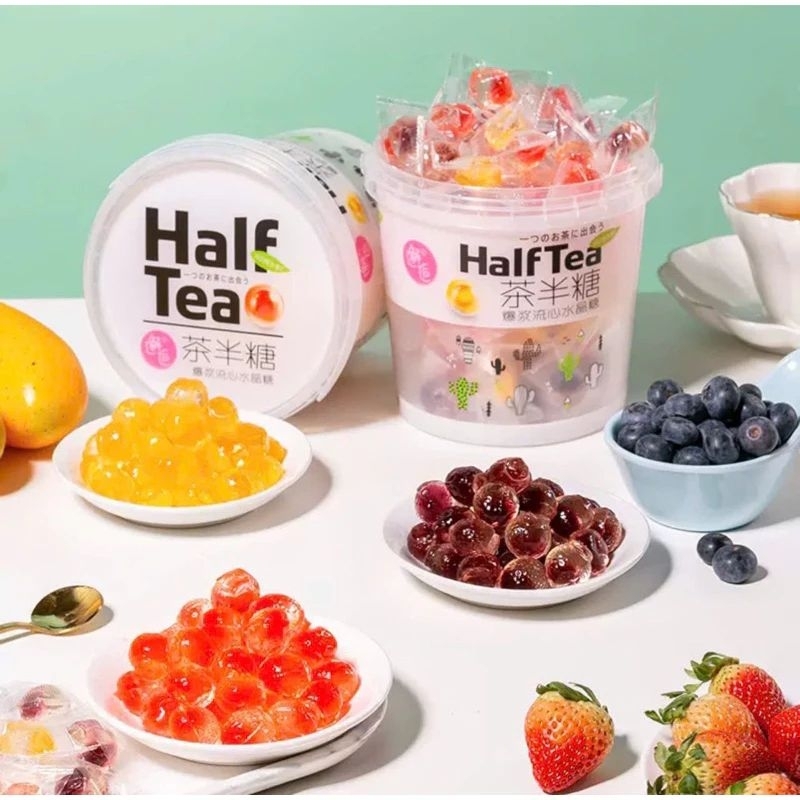 KẸO DẺO NHÂN CHẢY SIRO HOA QUẢ 100G/110G/500g | Shopee Việt Nam