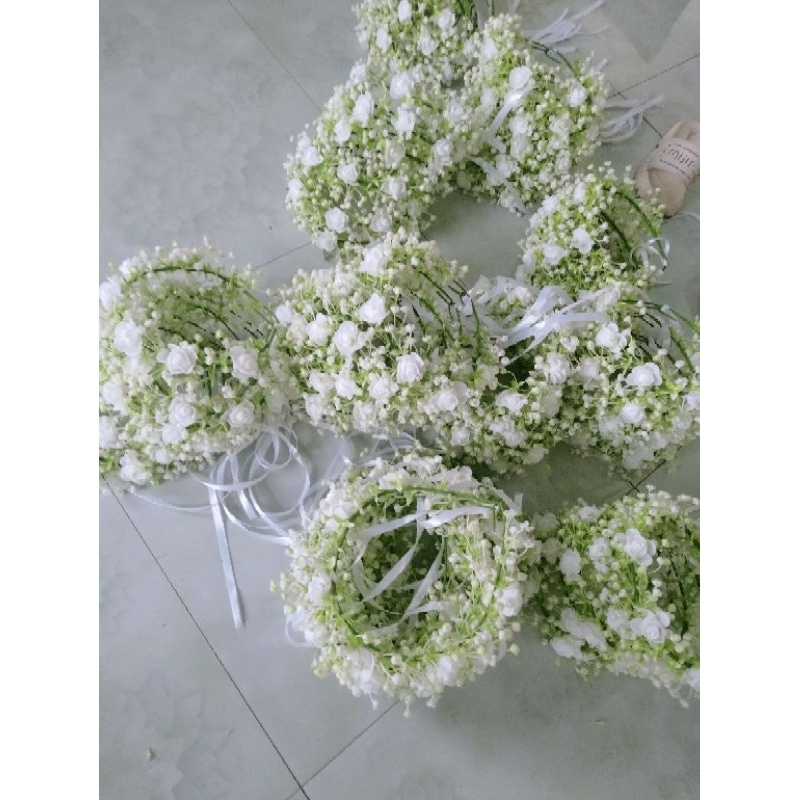 combo 40 vòng hoa đội đầu cho khách | Shopee Việt Nam