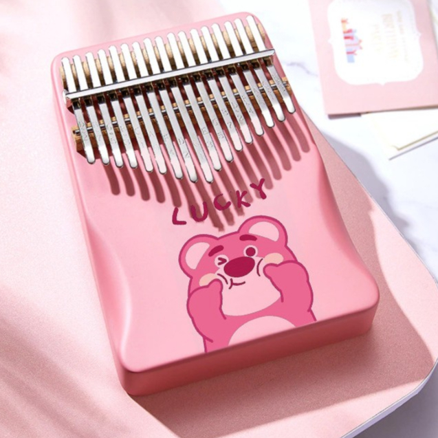 Đàn kalimba màu hồng chibi cute hoạt hình - âm vang hay không tịt nốt ...