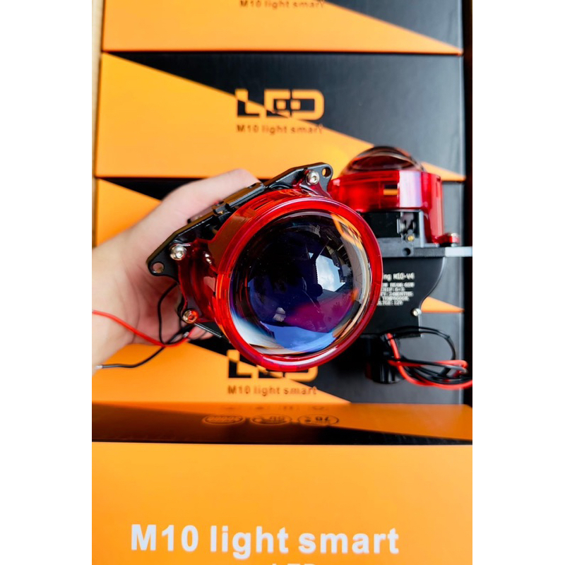 Đèn Bi Cầu led Ma Racng M10 LIGHT 2023 V4 65w Có trợ pha vàng phá sương ...