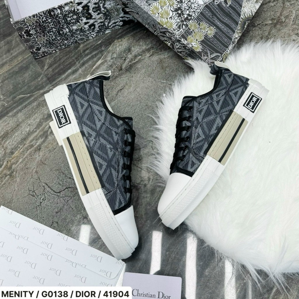 GIÀY DIO B23 SNEAKER LOW CANVAS GREY THỂ THAO [ FULL BOX+FREE SHIP ...