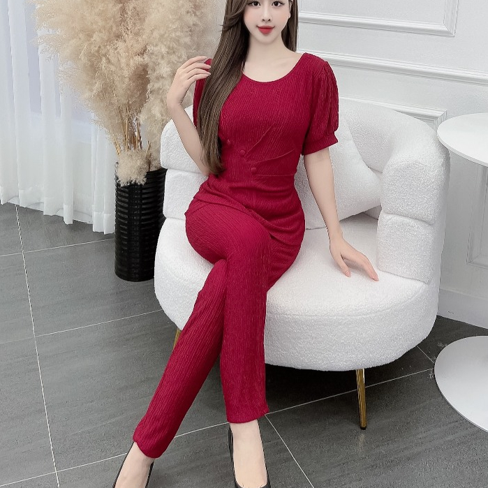 Set đồ bộ nữ mặc nhà thun xốp cho mẹ quần dài U30 U40 - CN132 | Shopee Việt Nam