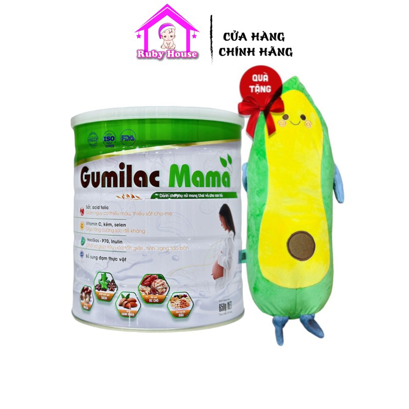 Sữa hạt Gumilac Mama lon 650g - Dinh dưỡng cho mẹ bầu | Shopee Việt Nam