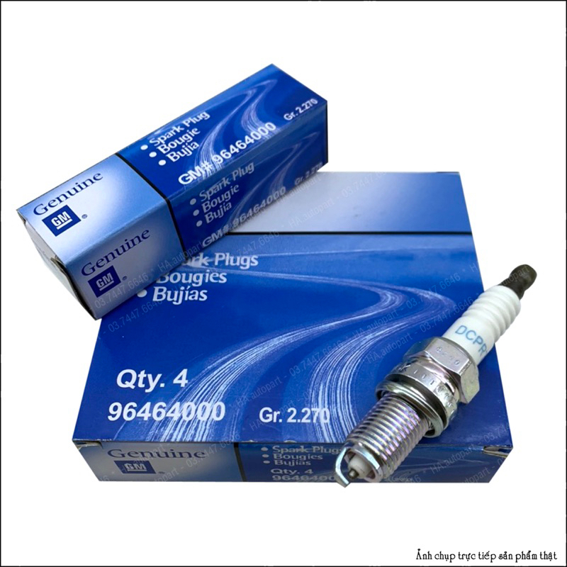 Bugi(bộ 4 con) Spark m300, Matiz 4, Gentra X chính hãng GM 96464000 ...