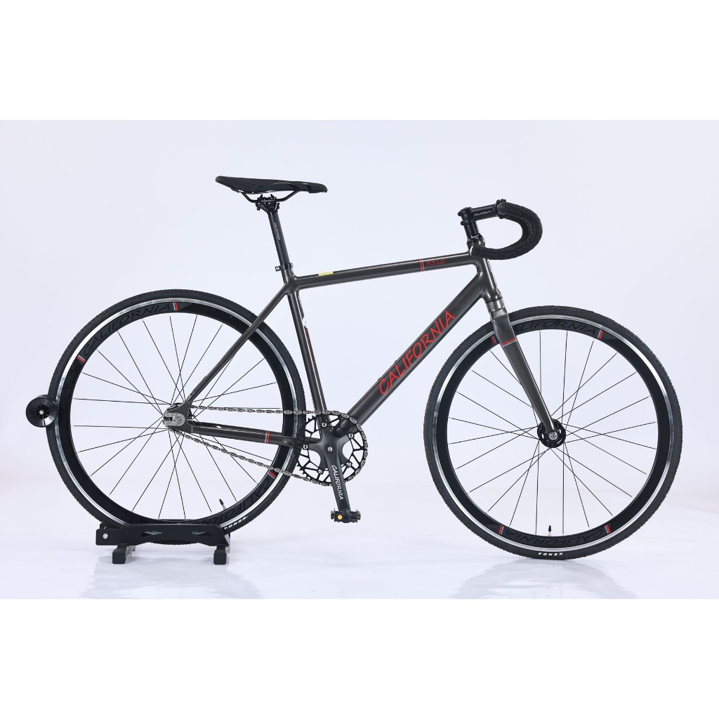 Xe đạp Fixed Gear California khung nhôm đùi đĩa 5 chấu 48T | Shopee ...
