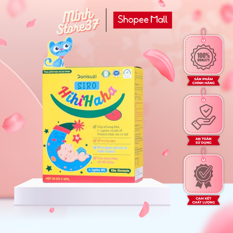 Siro Ăn Ngon Cho Bé Hihihaha HUYỀN PHI Hộp 30 Gói 10ml Hỗ Trợ Ăn Ngon ...