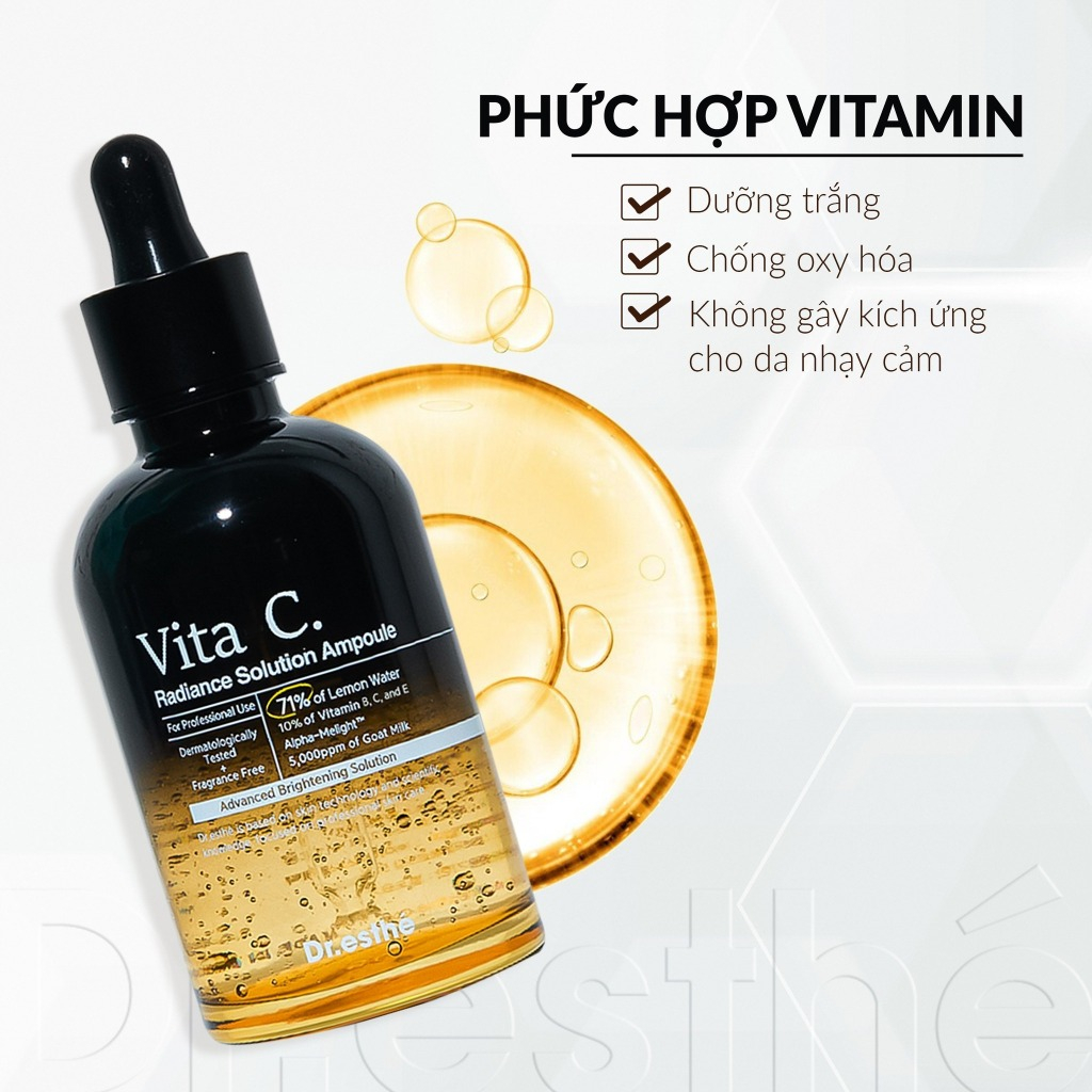 [CHÍNH HÃNG] Dr.esthé VITA.C RADIANCE SOLUTION AMPOULE - Tinh Chất ...
