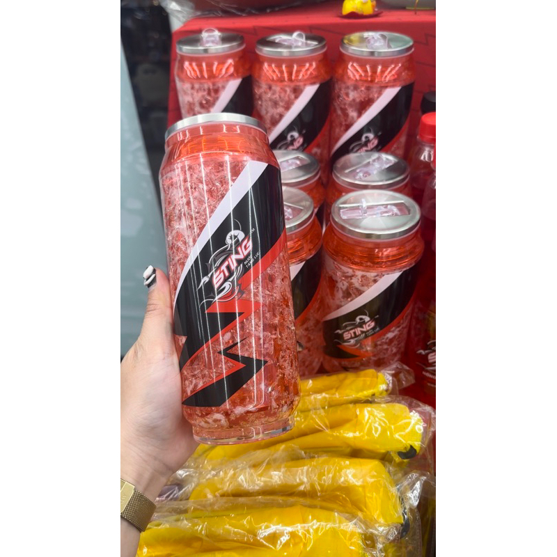[STING] Ly Kim Cương 2 Lớp 700ml - Kèm Ống Hút tặng 2 lon sting ...