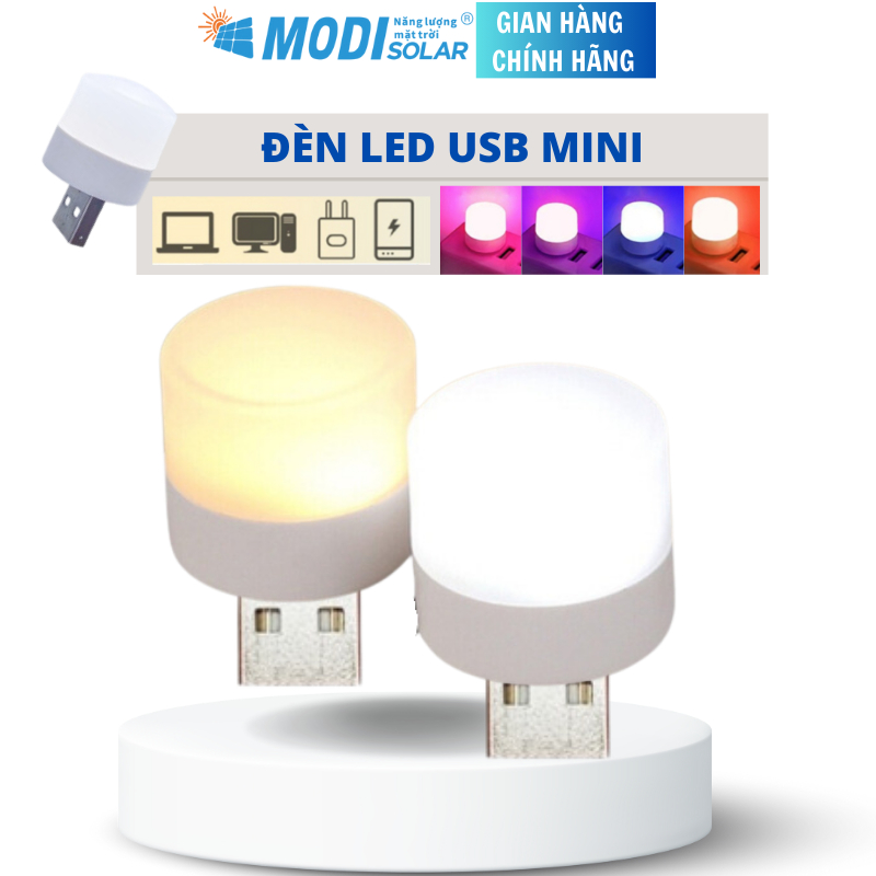 Đèn LED USB Mini MODI SOLAR, Đèn Ngủ LED USB Mini Đọc Sách Bảo Vệ Mắt ...