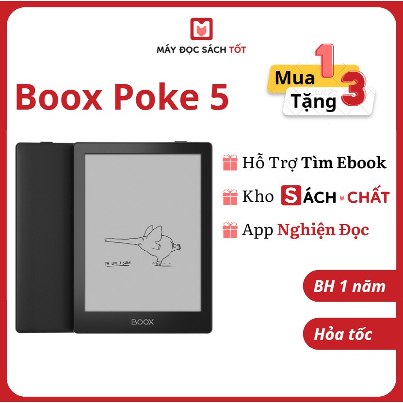 Máy đọc sách Boox Poke 5 2024 | Shopee Việt Nam