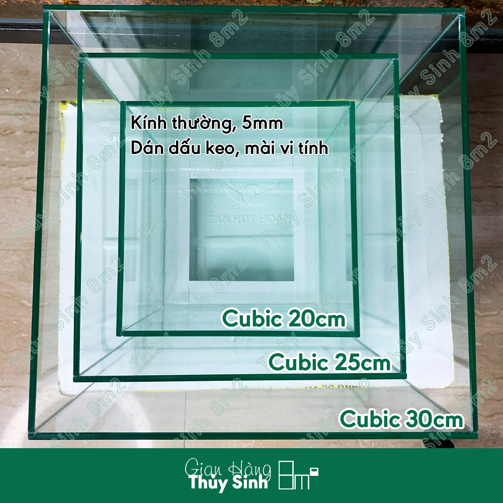 (Hỏa Tốc HCM) Hồ Cá Mini Để Bàn, Hồ Kính Thủy Sinh, Hồ Cubic, Hồ Shallow, Hồ Tép | 8m2 | Shopee ...