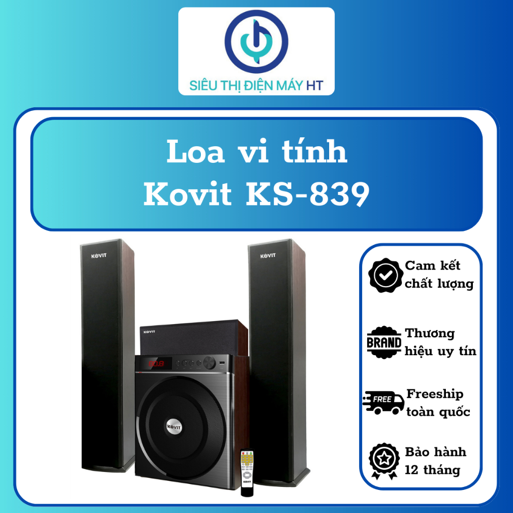 Loa Vi Tính, Loa Bluetooth 3.1ch Kovit KS-839 - Hàng chính hãng - Công ...
