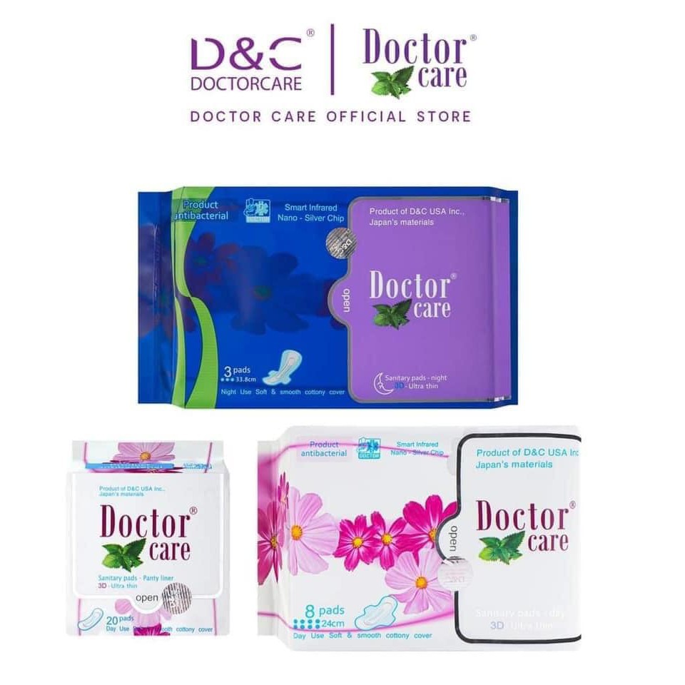 (Chính hãng) Băng Vệ Sinh Doctor Care Ban Ngày, Hàng Ngày, Ban Đêm ...