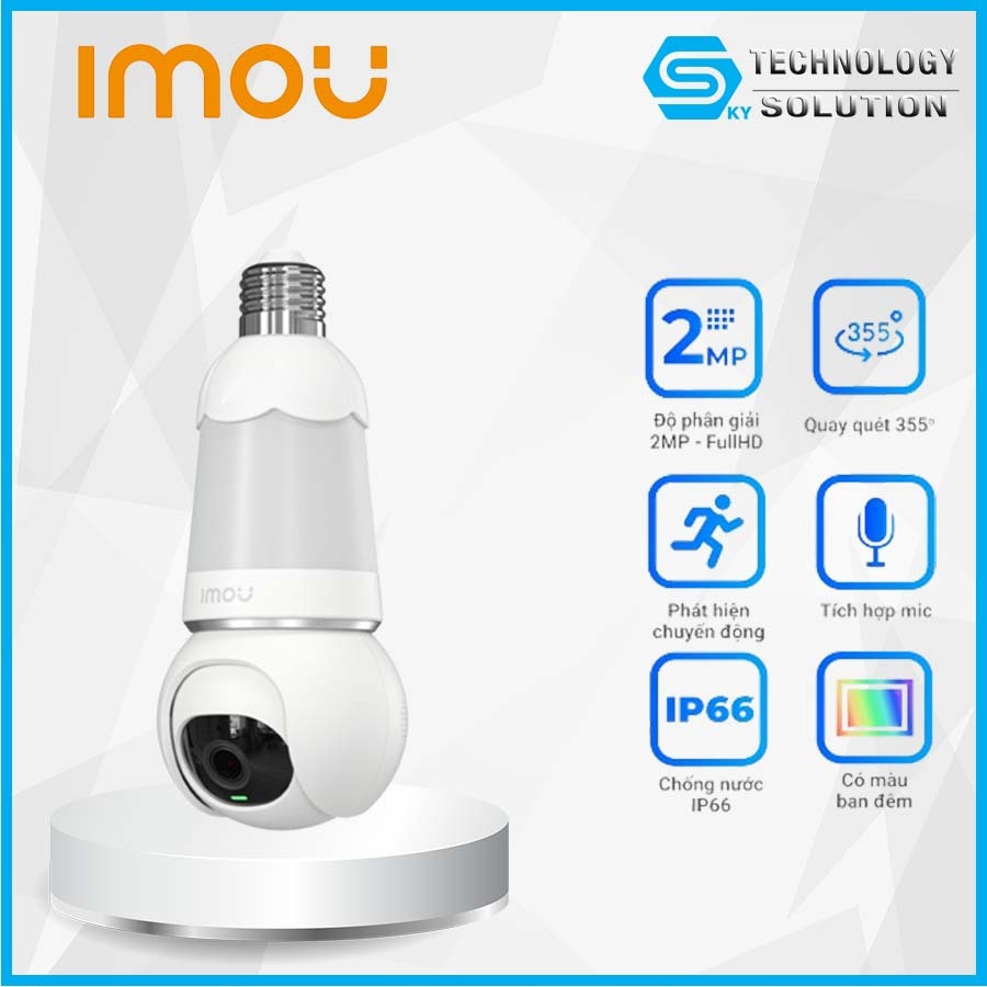 [ CHÍNH HÃNG ] Camera bóng đèn Imou Bulb Cam 3.0MP | Shopee Việt Nam