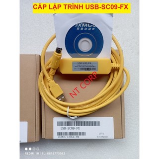 Cáp lập trình PLC Mitsubishi dòng FX USB-SC09-FX giá rẻ, áp dụng cho ...
